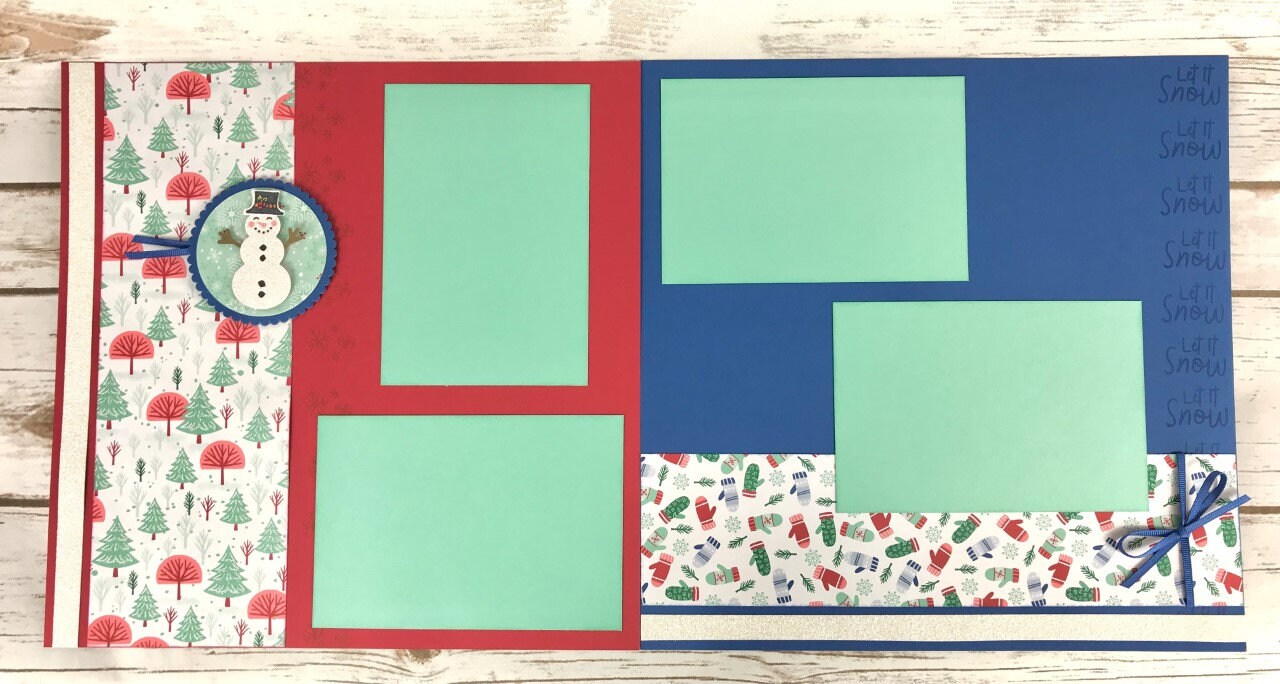 Let It Snow Snowman Layout DIY Kit - Etsy