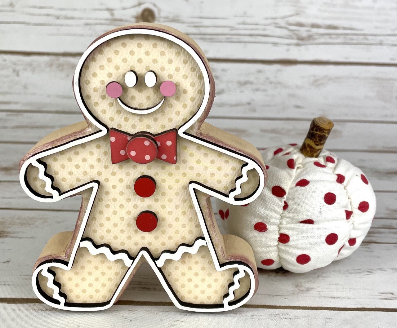 Gingy the Gingerbread Man Christmas DIY Wood Home Decor - Etsy