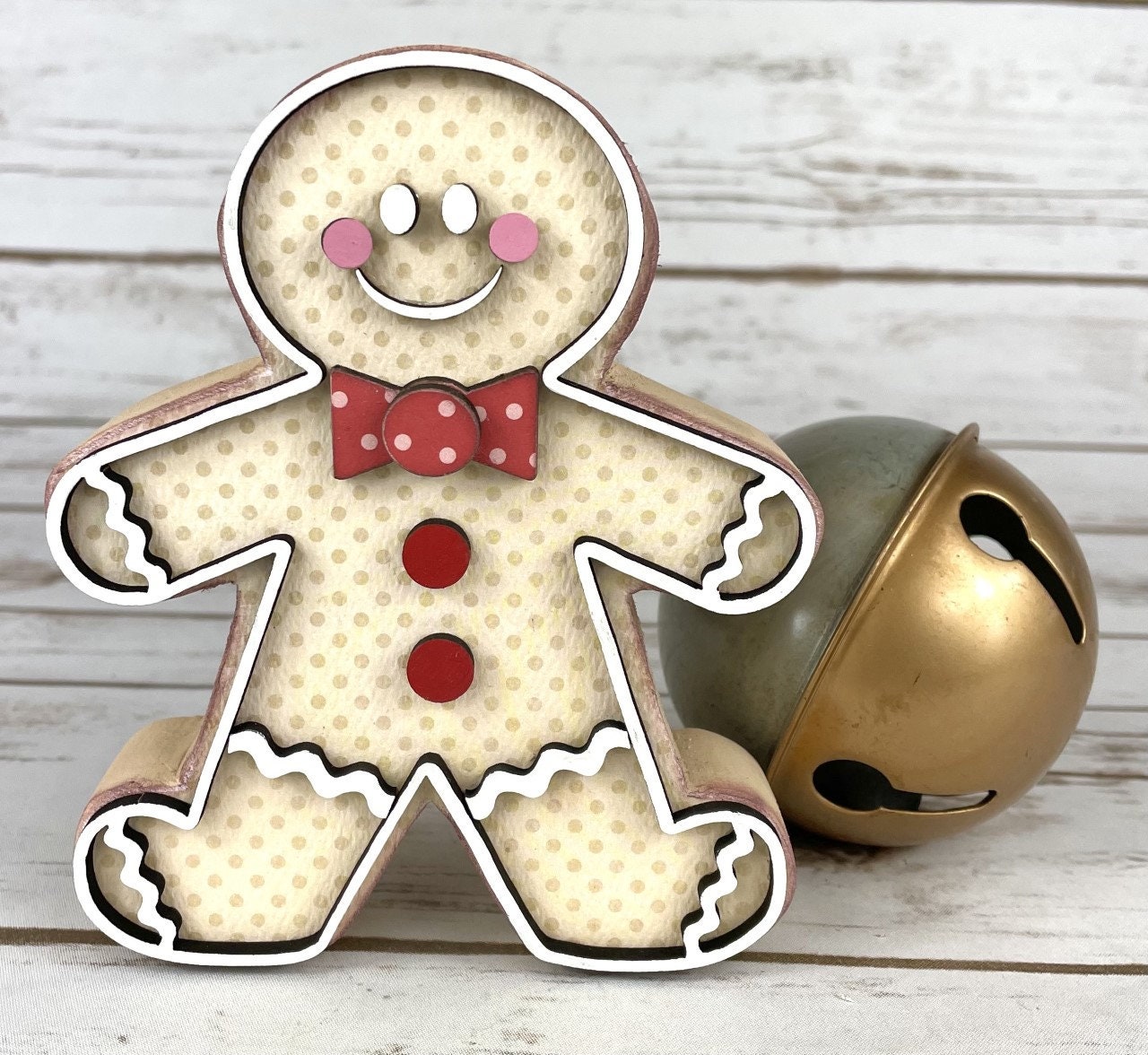 Gingy the Gingerbread Man Christmas DIY Wood Home Decor - Etsy