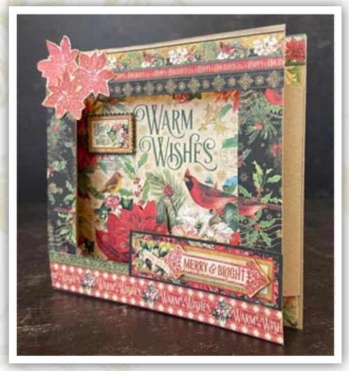 Warm Wishes Framed Cards & Accordion Cards Set 6-card DIY - Etsy