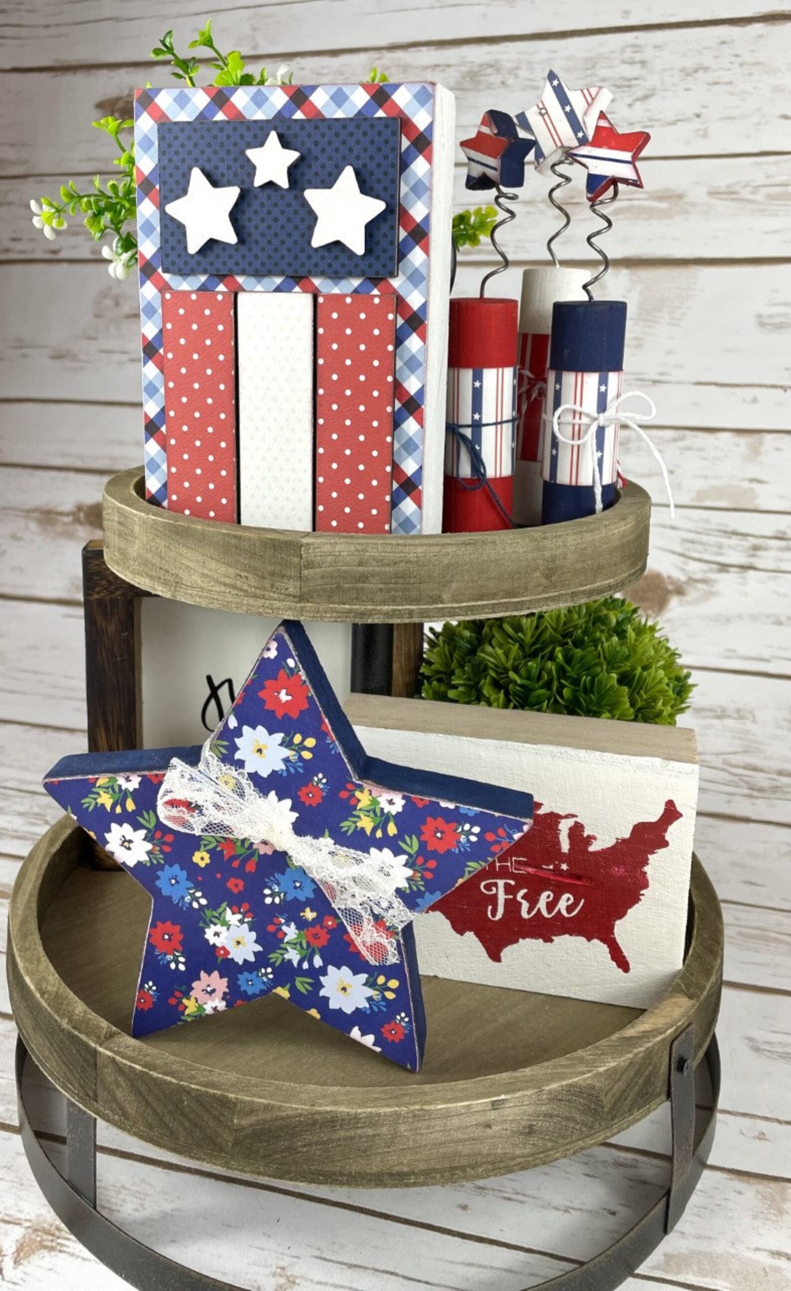 4th of July Firecrackers DIY Firecrackers Set Wood Decor - Etsy