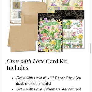 G45 - Grow With Love - DIY Sweet & Simple Card Set - Graphic 45 Card ...