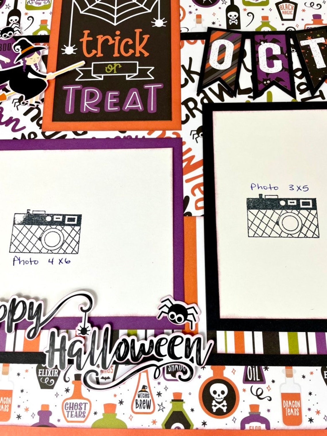 I Love Halloween October 31st Haunted House Layout DIY - Etsy