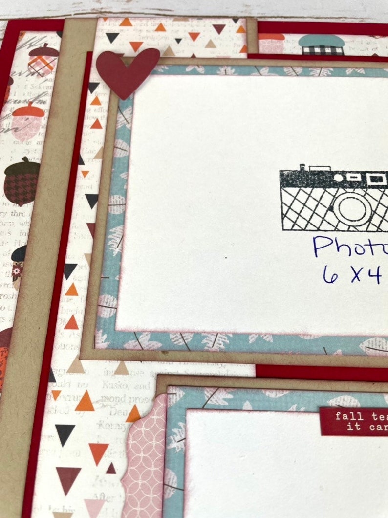 I Love Autumn Forever Fall Layout DIY 1-page 12x12 PRECUT - Etsy