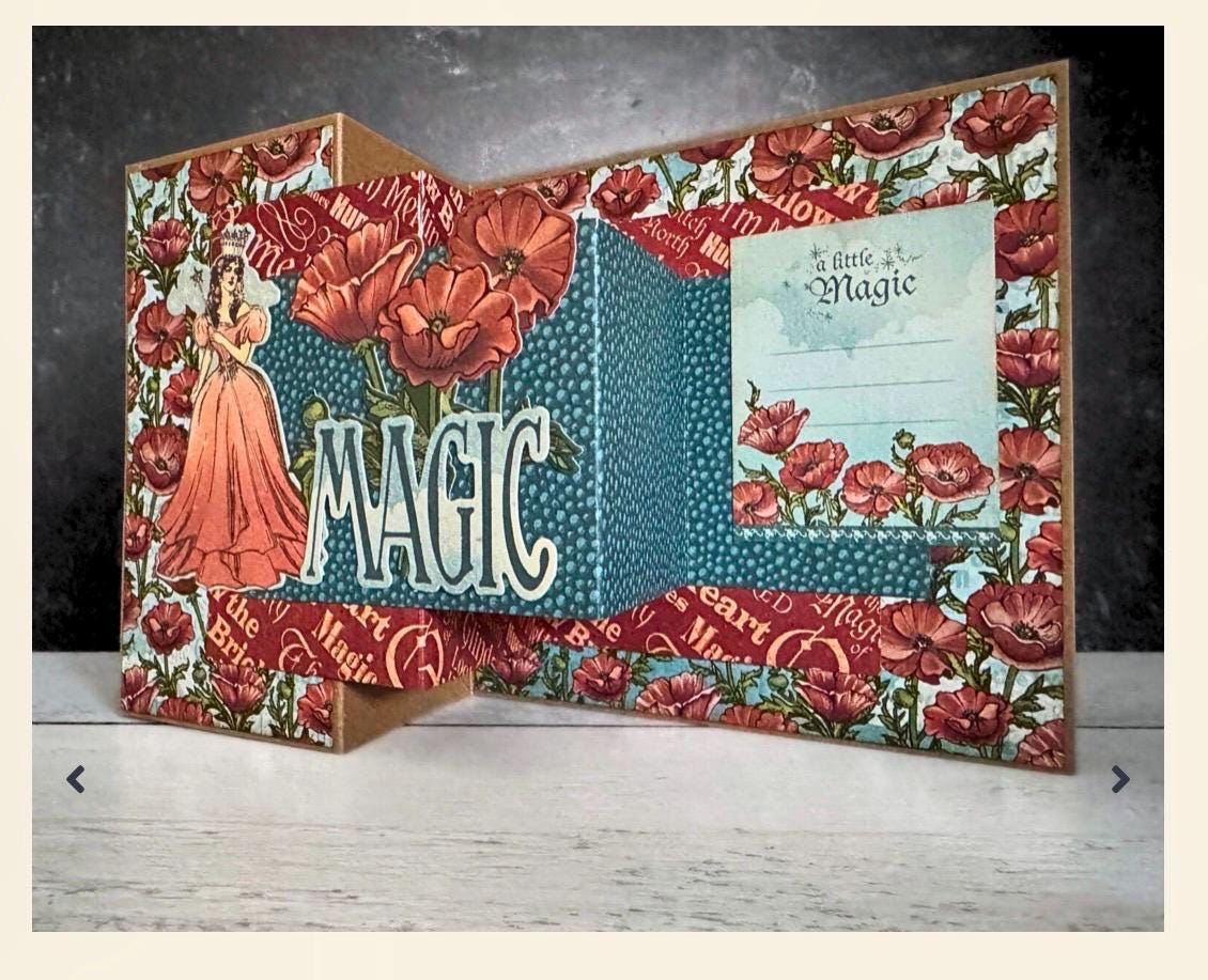Wonder of Oz - Triple Z-fold DIY Card Kit - Graphic 45 - Etsy