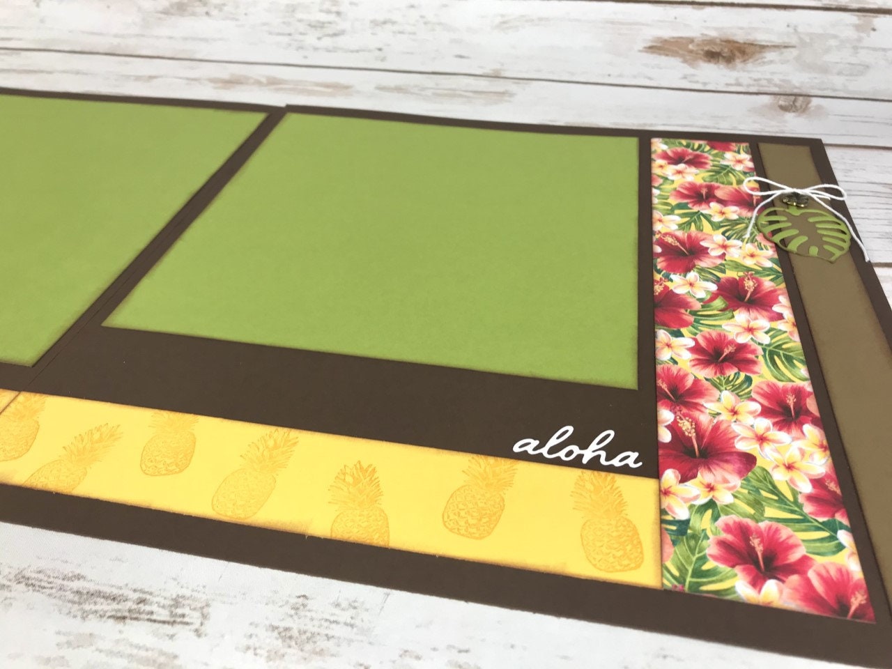 Tropical Oasis - Aloha Layout DIY Kit - Etsy