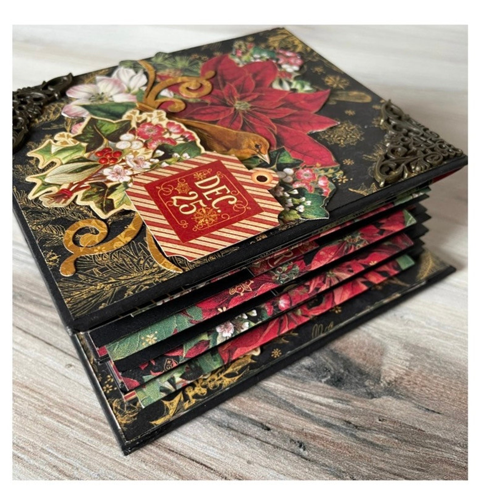 Warm Wishes - Holiday ATC Mini Album -DIY Graphic 45 Christmas Album ...