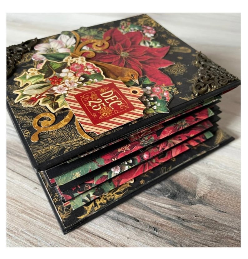 Warm Wishes - Holiday ATC Mini Album -DIY Graphic 45 Christmas Album ...
