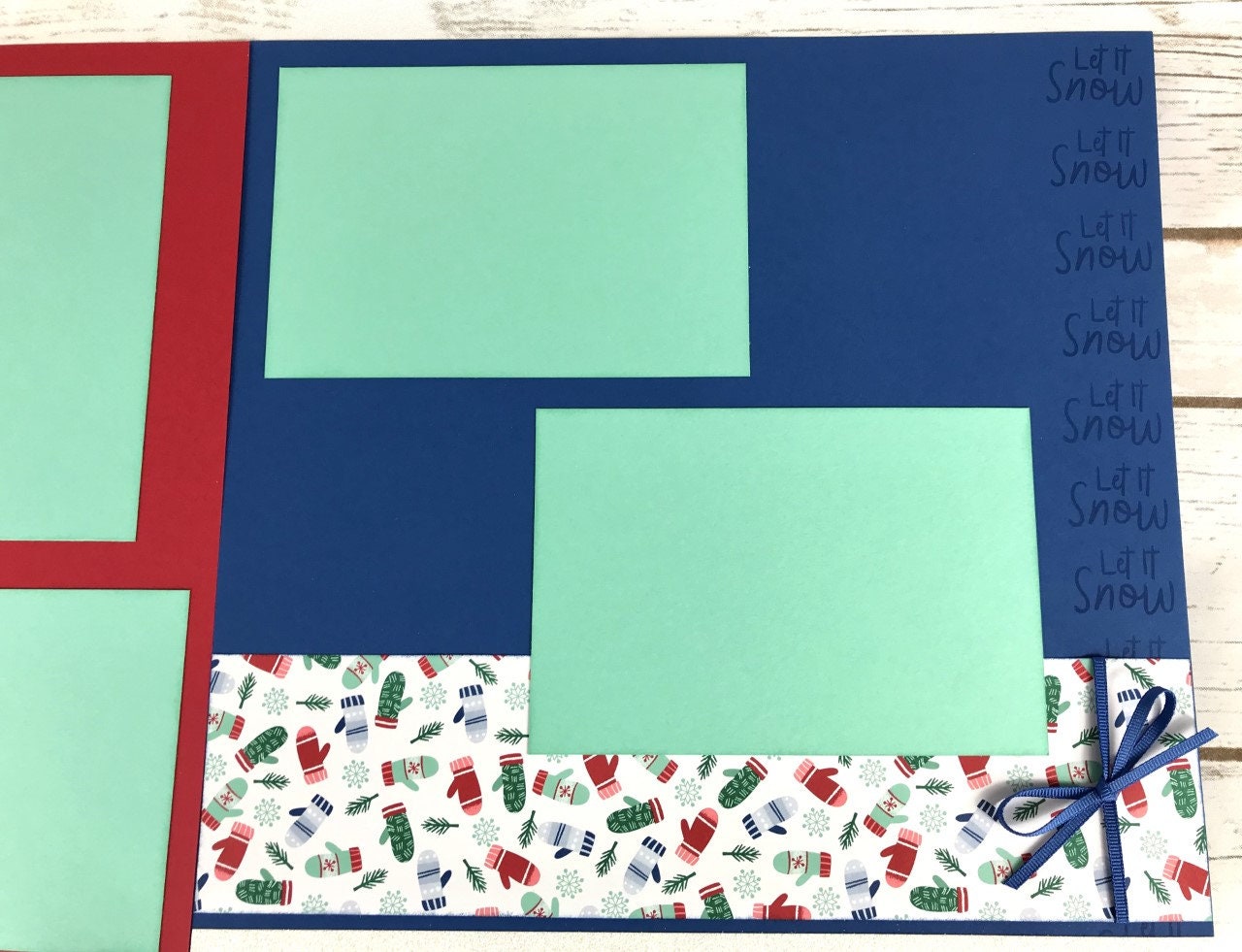 Let It Snow Snowman Layout DIY Kit - Etsy