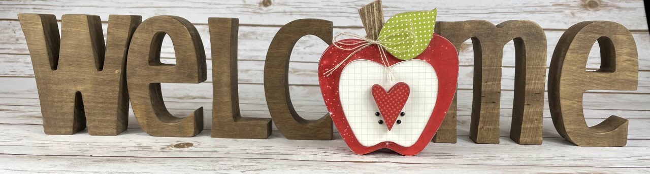 Apple DIY September home Interchangeable - Etsy