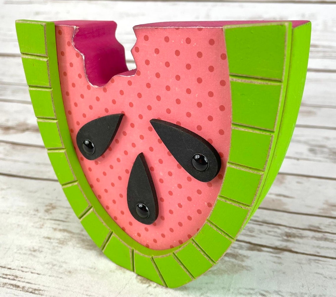 Summer Watermelon Home Wood Decor - Etsy