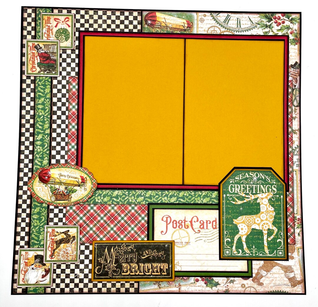 Season’s Greetings - G45 Christmas Time - Christmas Layout - DIY 1-page ...