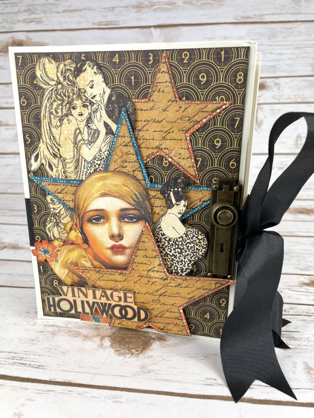 Vintage Hollywood - Graphic 45 - PRE-CUT Ivory Tag & Pocket Album Class ...