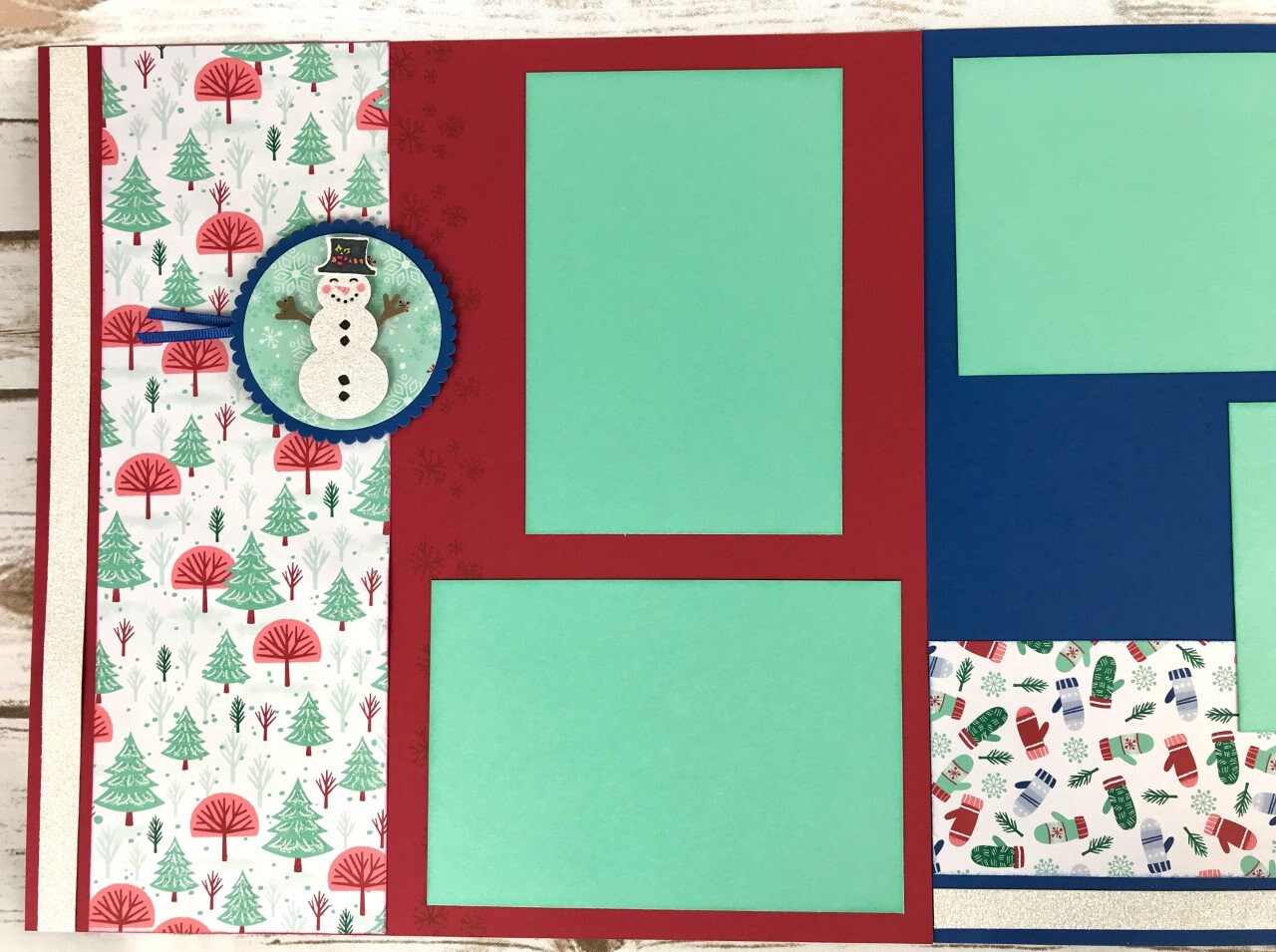 Let It Snow Snowman Layout DIY Kit - Etsy