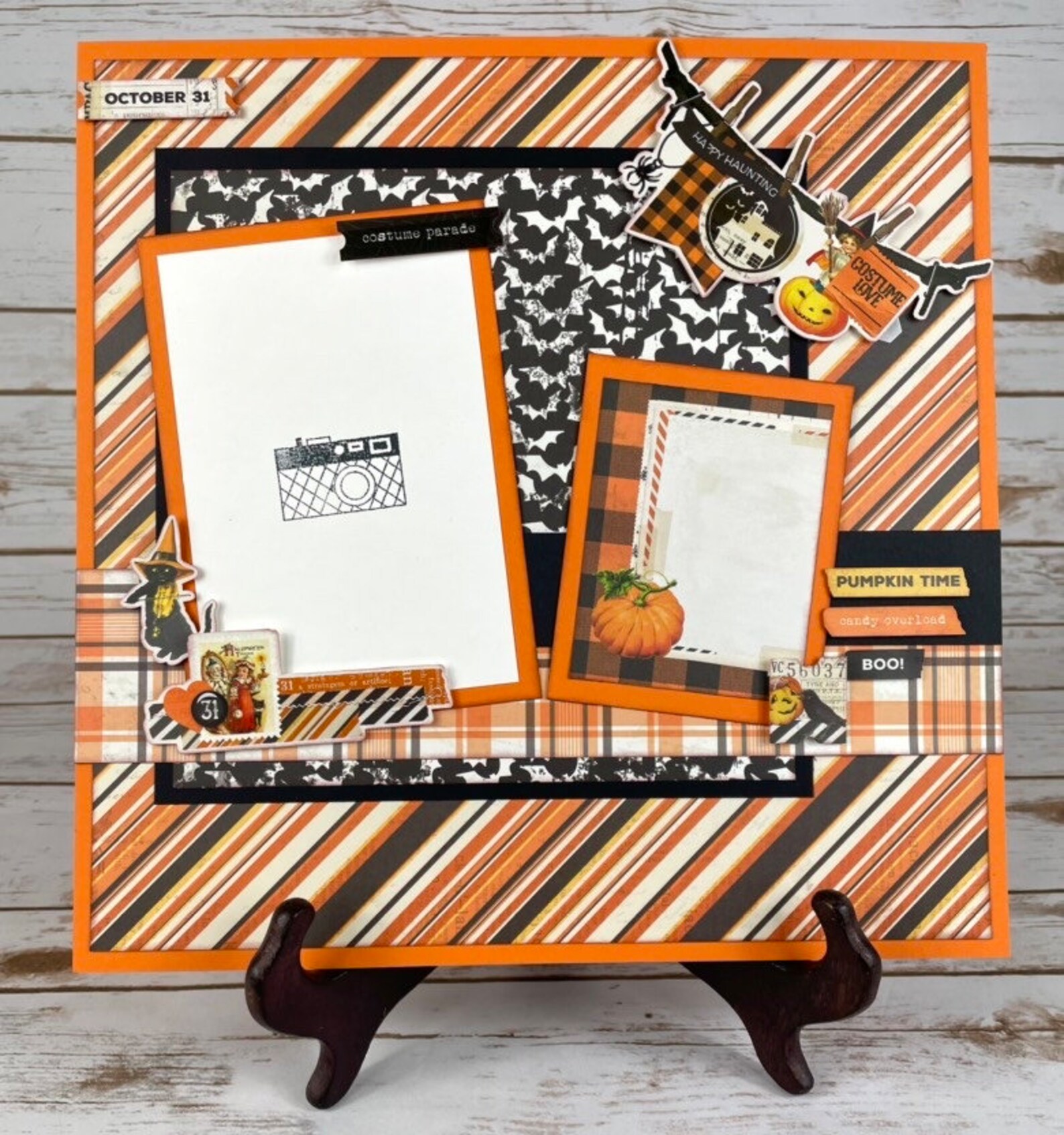 Happy Haunting Halloween Layout DIY 1-page 12x12 PRECUT - Etsy
