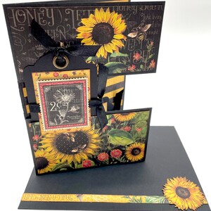 Let It Bee - PRECUT Busy Bees ATC Fun Fold G45 Card Set - DIY Class Kit ...