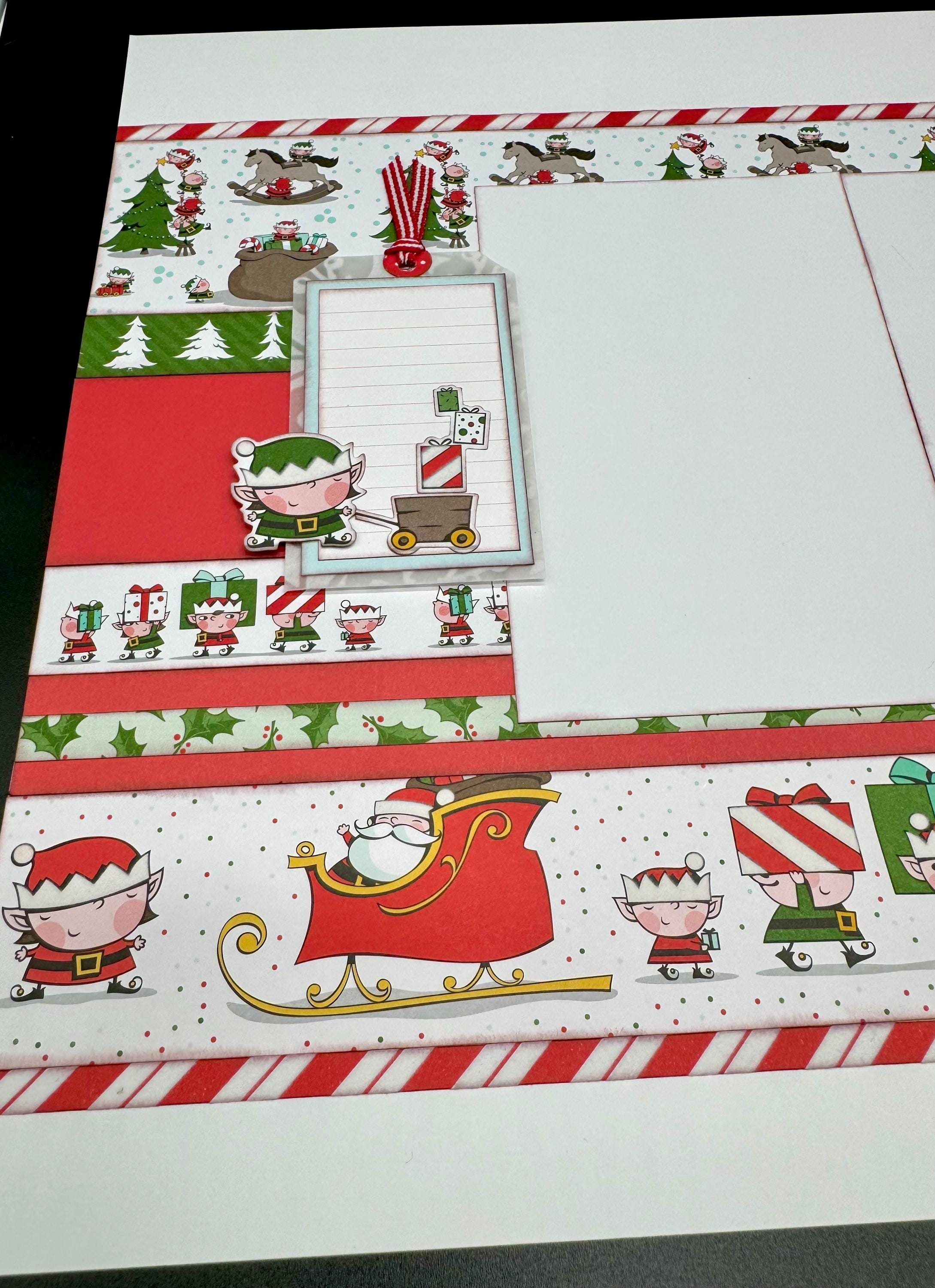 Santa’s Workshop - It’s an Elf Thing - Christmas Layout - DIY 2-page ...