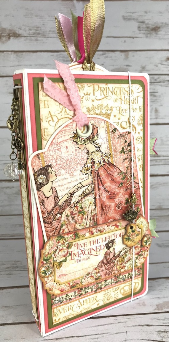 Princess Graphic 45 Journal Style Mini Album DIY Class Kit | Etsy