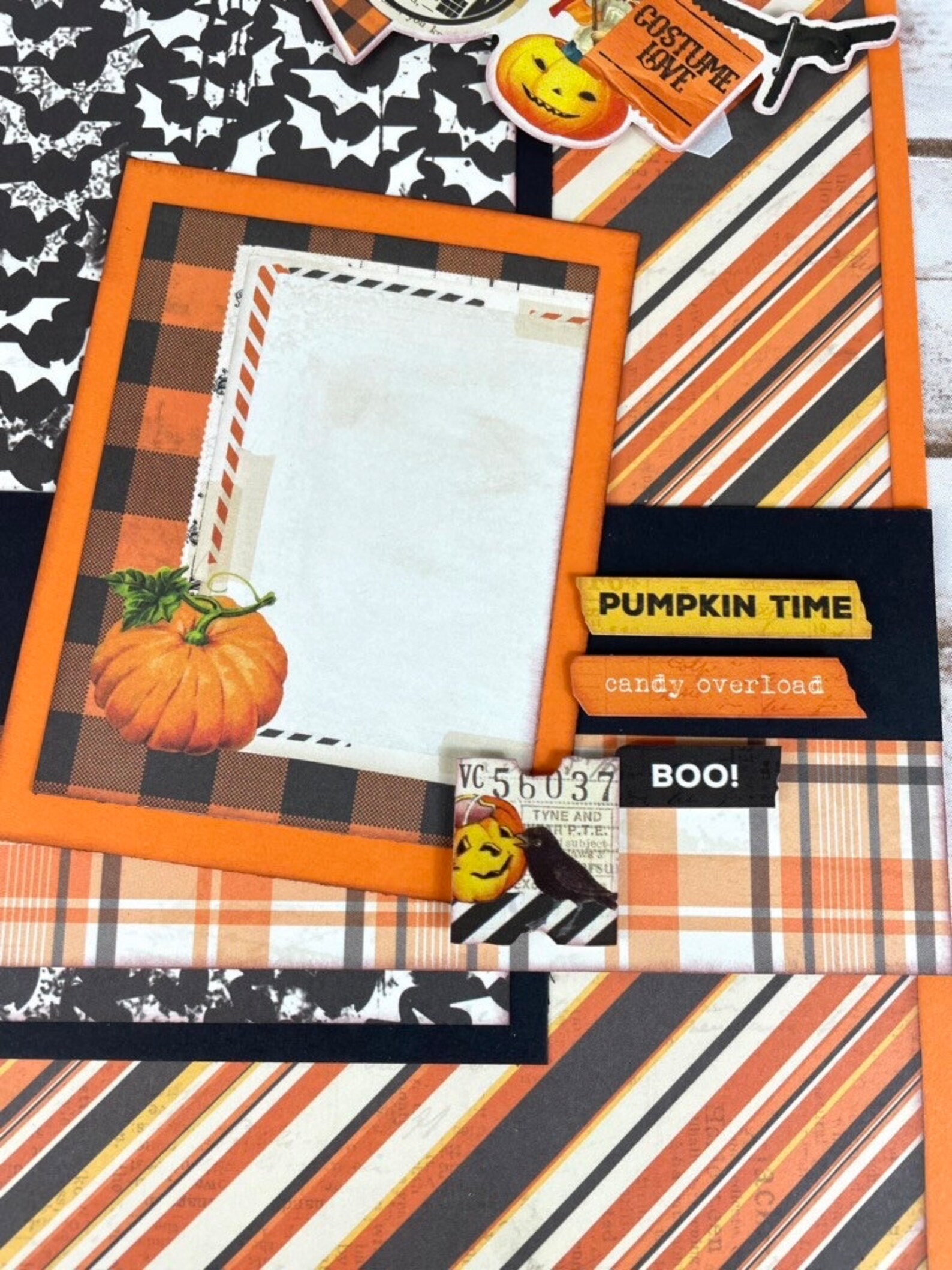 Happy Haunting - Halloween Layout - DIY 1-page 12x12 PRECUT Layout Kit ...