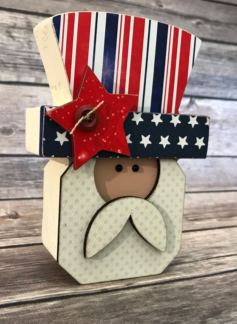 Uncle Sam 4th of July DIY Home Interchangeable | Etsy