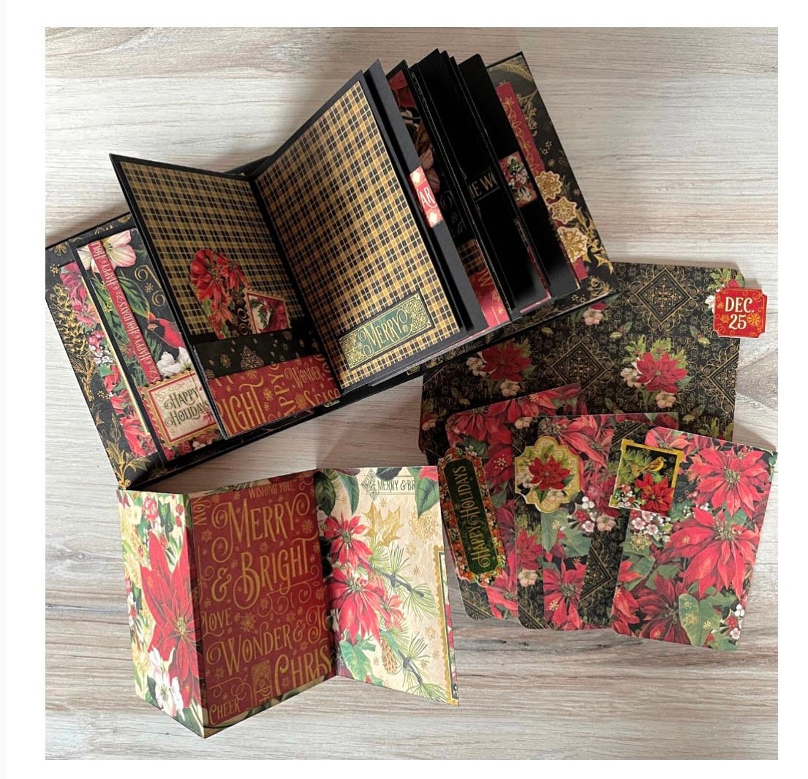 Warm Wishes - Holiday ATC Mini Album -DIY Graphic 45 Christmas Album ...