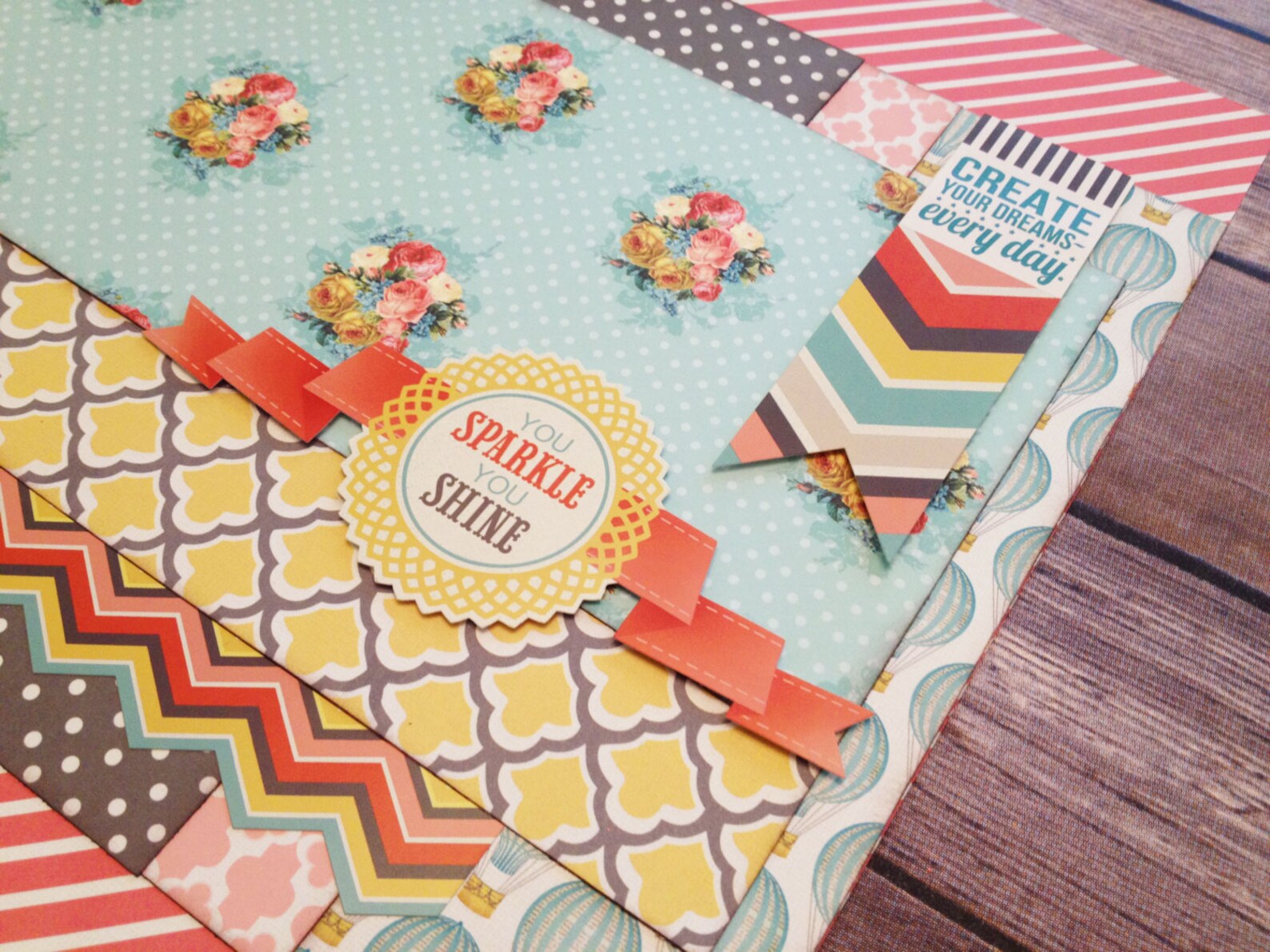 You Sparkle You Shine Kit Pre-cut 2-page 12x12 Scrapbook | Etsy