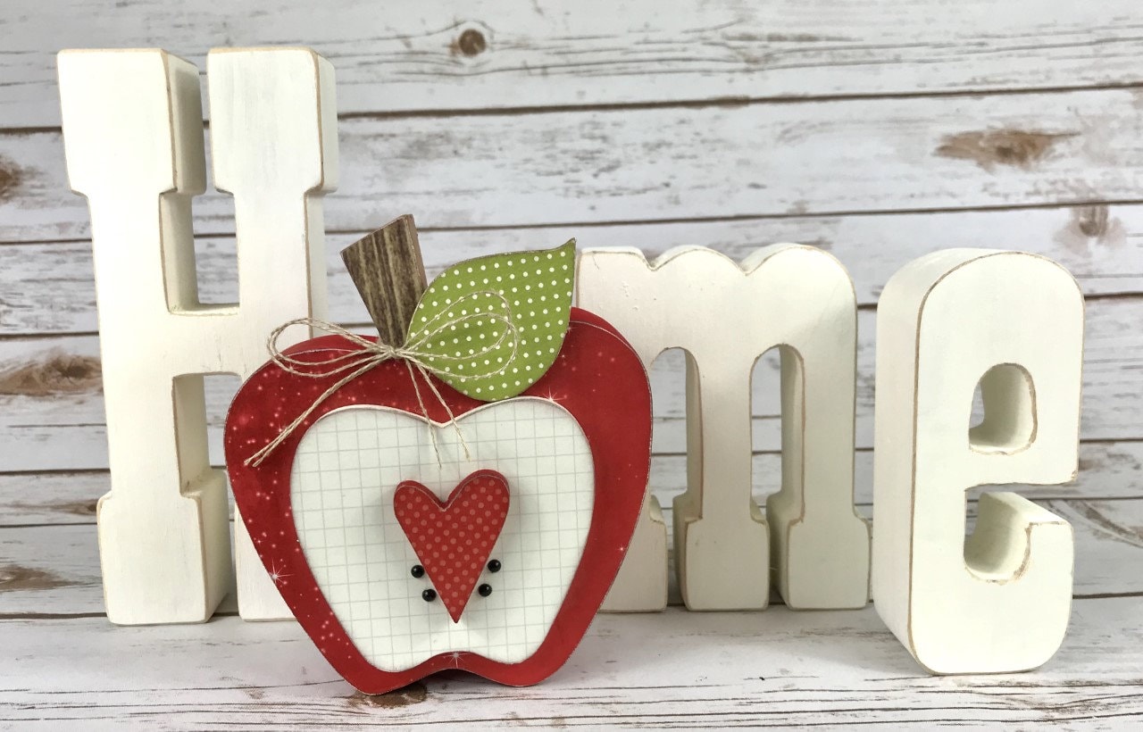 Apple DIY September home Interchangeable - Etsy