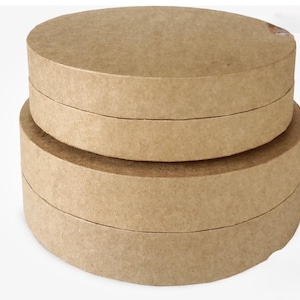 Graphic 45 - RETIRED Stacking Circle Boxes Set - Kraft - Etsy