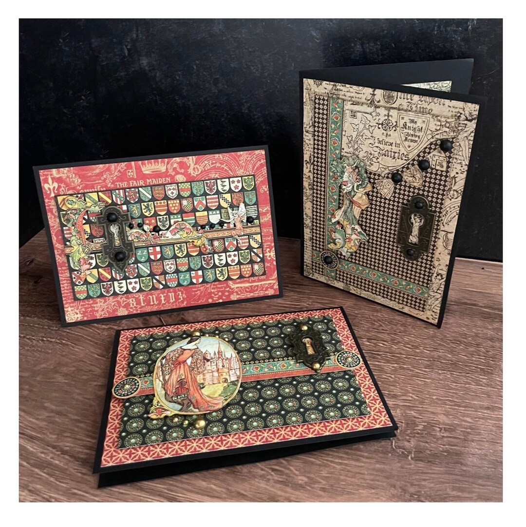 Enchanted Forest Pop-up Cards DIY Card Set Graphic 45 Card Kit - Etsy