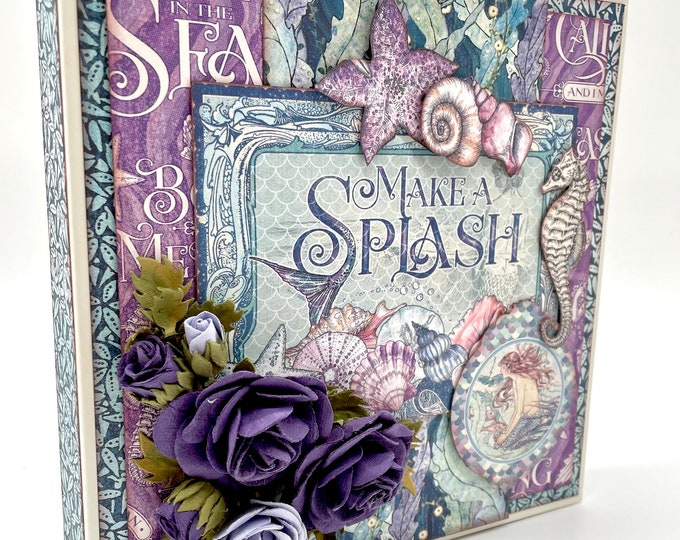 Make a Splash - DIY Waterfall Folio Album - Graphic 45 Album Kit - Etsy