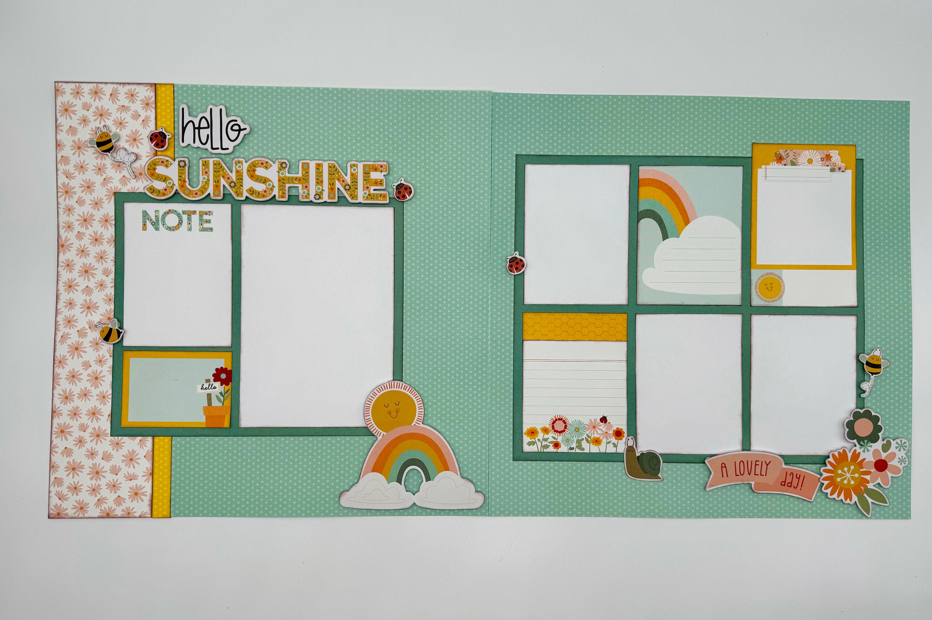 Hello Sunshine - Full Bloom - PRECUT - Simple Pages Series - 2-page DIY ...