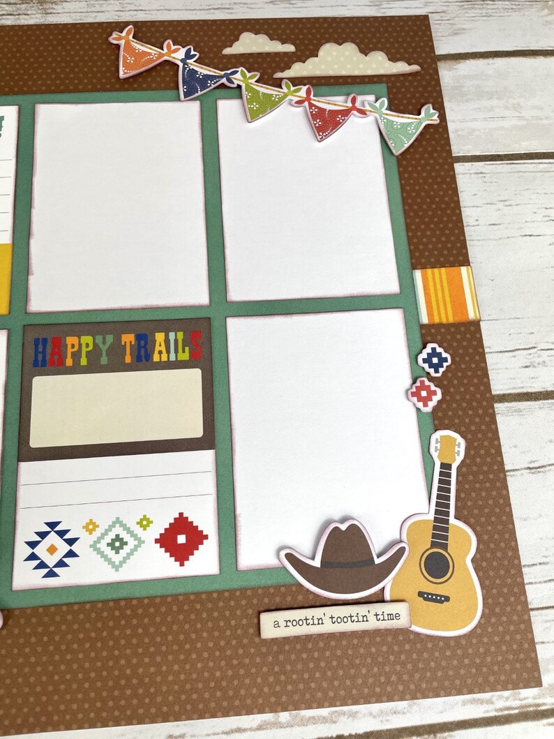 Howdy! - Simple Pages Series - 2-page DIY Layout Kit - Etsy