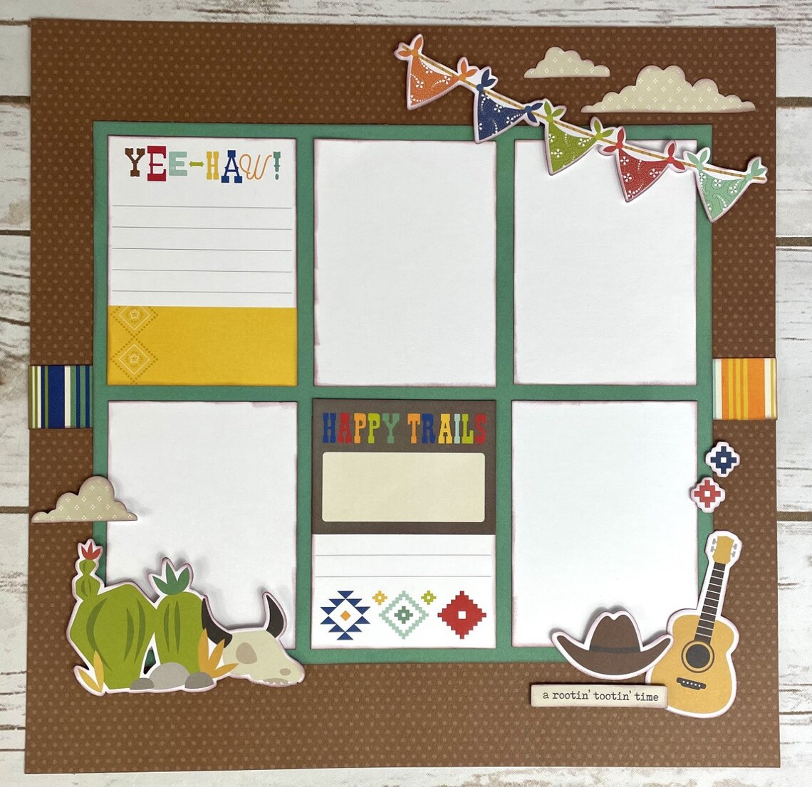 Howdy Simple Pages Series 2-page DIY Layout Kit - Etsy