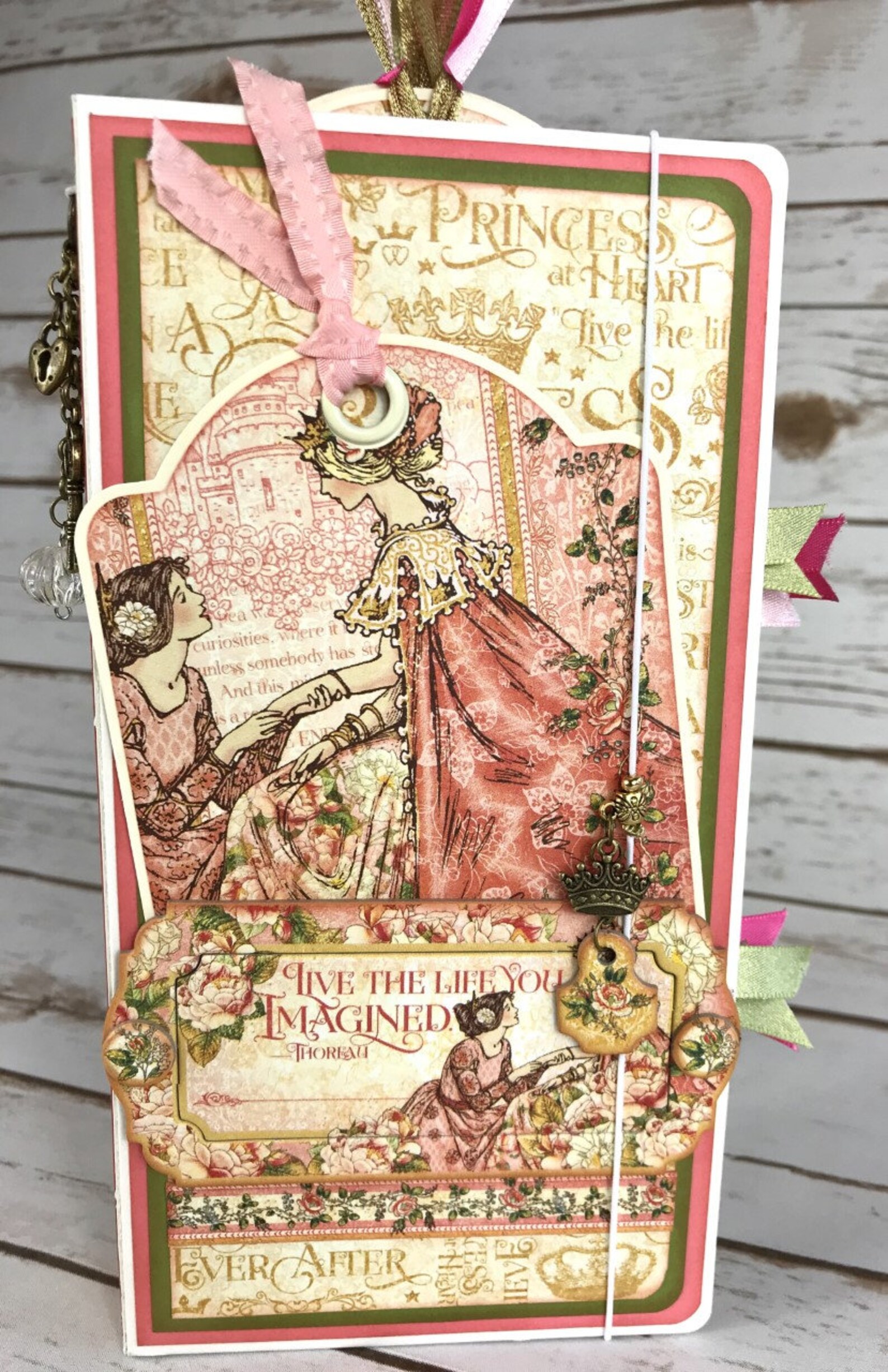 Princess Graphic 45 Journal Style Mini Album DIY Class Kit | Etsy