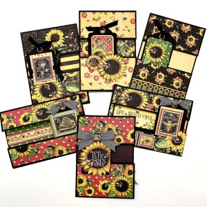 Let It Bee - PRECUT Busy Bees ATC Fun Fold G45 Card Set - DIY Class Kit ...