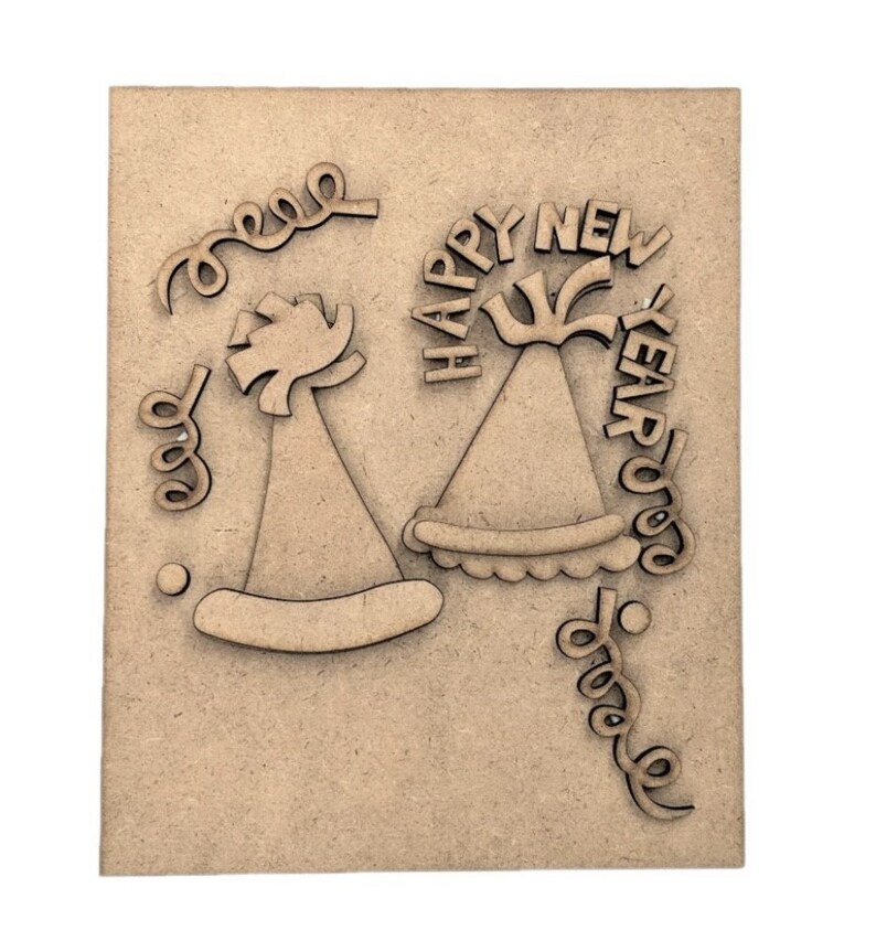 New Year's Block Calendar DIY Kit - January Inset Interchangeable Block ...