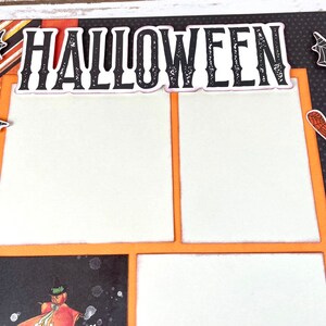 Halloween Scrapbook Layout Kit – "boo to You" 12x12 PRECUT 2-page DIY ...