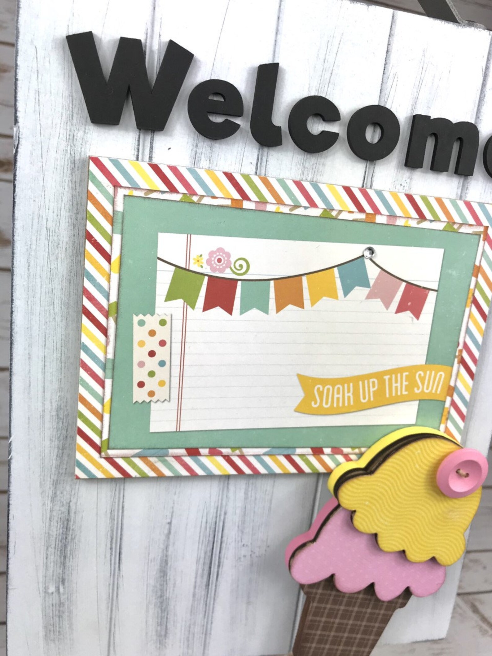 Welcome Sign Stand Wood Home Decor | Etsy