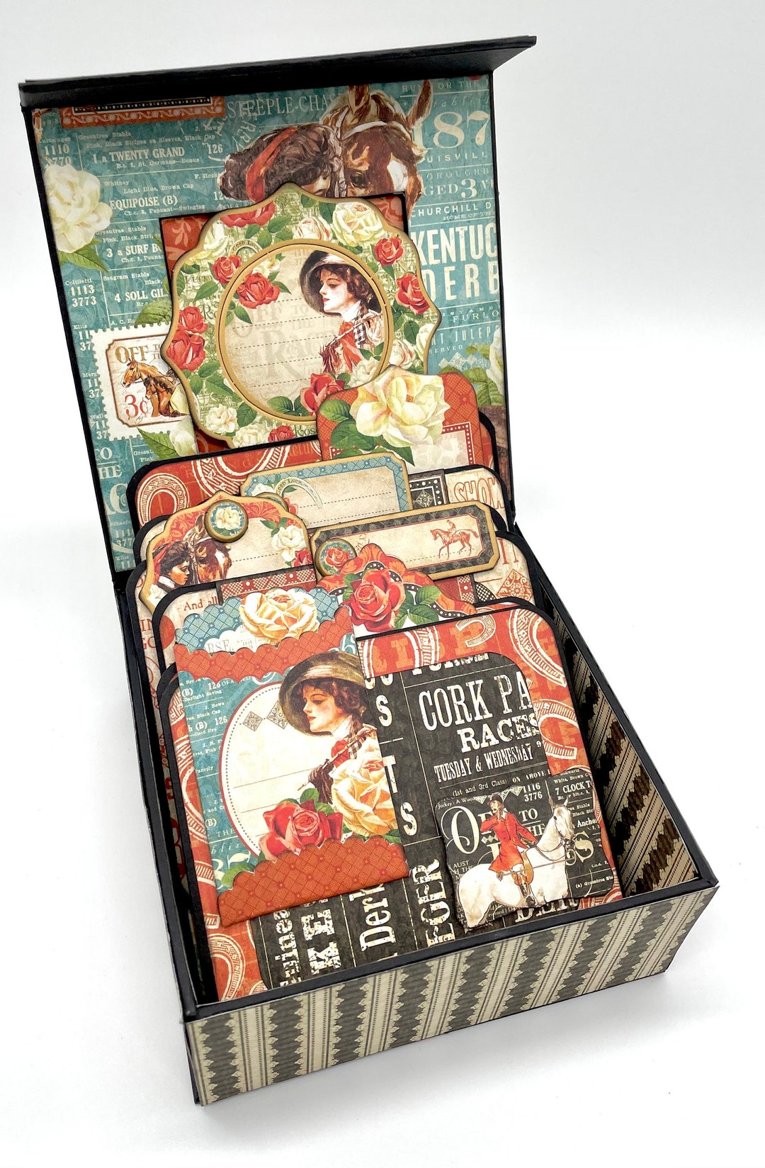 Off to the Races - G45 PRECUT - DIY Photo Display Box With Decorative ...