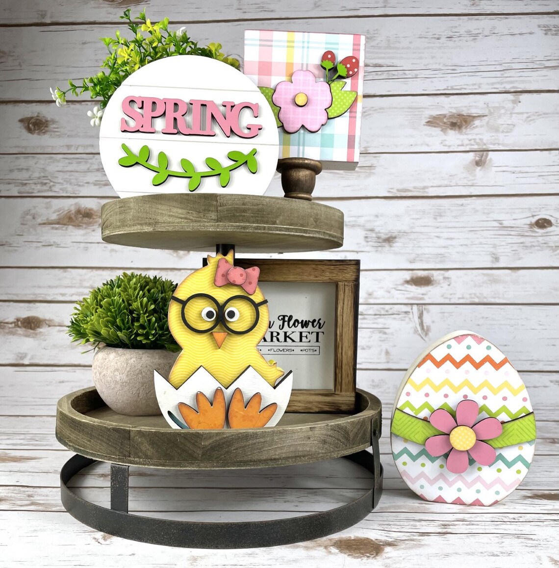 Lil' Chick Cute Easter Chick Home Wood Decor Kit - Etsy