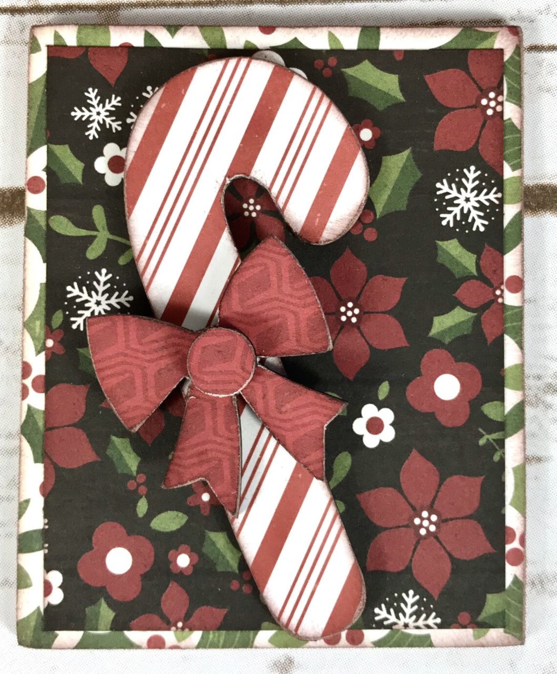 December Kit Merry Christmas Magnetic Shadow Box Wood Kit - Etsy