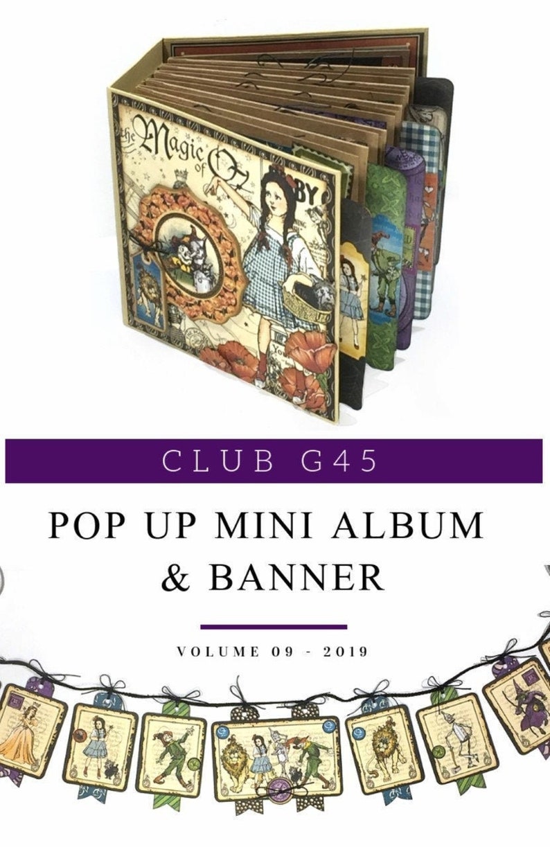 Magic of Oz G45 DIY Pop-up Tag & Pocket Album and Cute Oz - Etsy