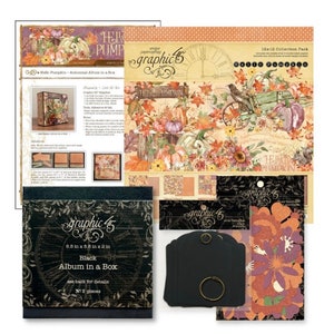 Hello Pumpkin - DIY Autumn Album in a Box - Graphic 45 Album Kit - Etsy