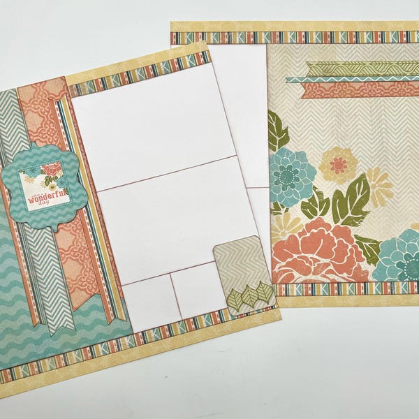 Scrapbook Page Kits - Etsy