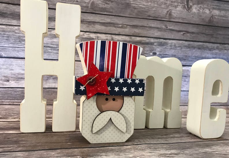 Uncle Sam 4th of July DIY Home Interchangeable | Etsy