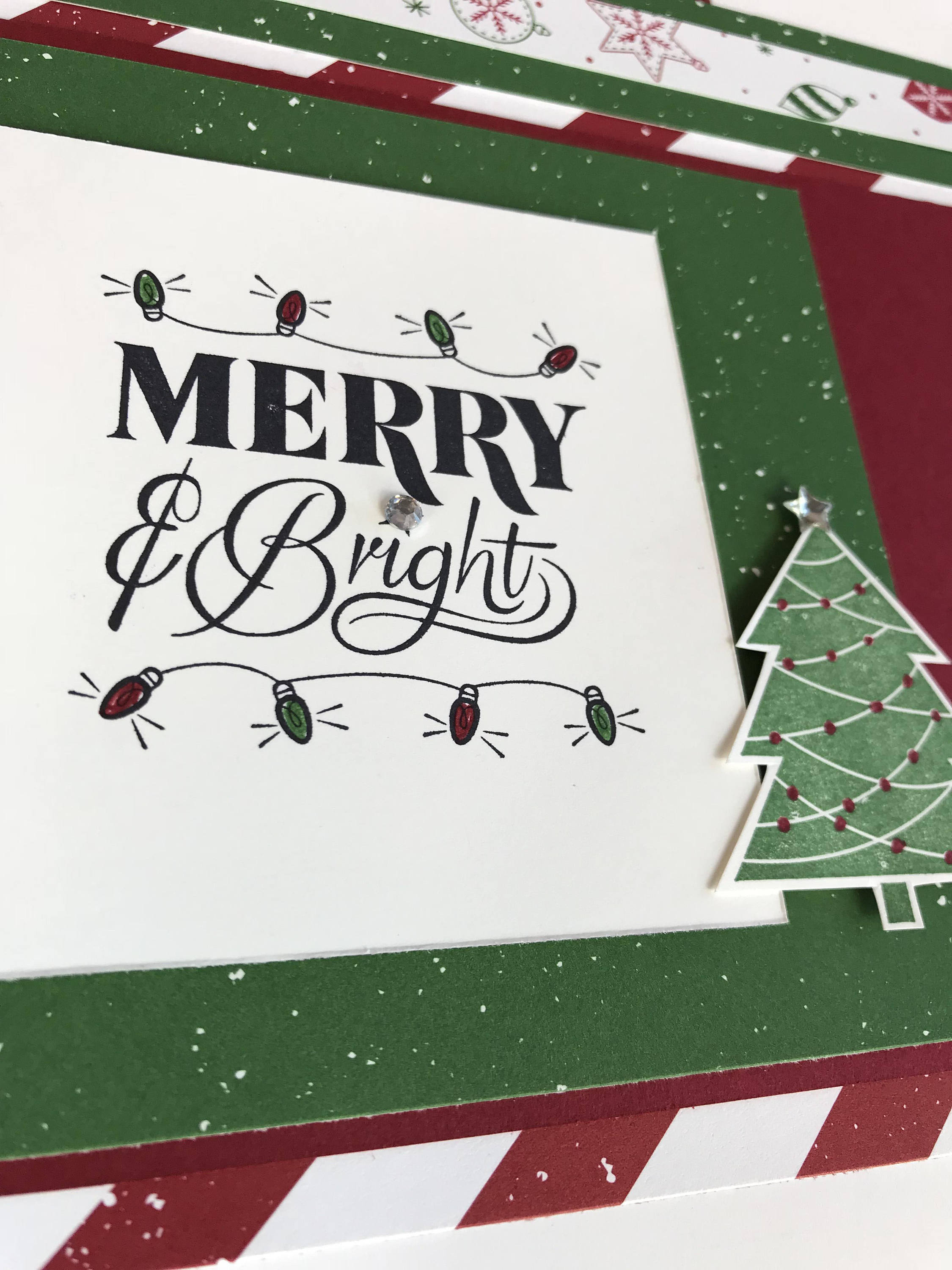 Christmas Layout Merry and Bright Pre-cut 2-page 12x12 - Etsy