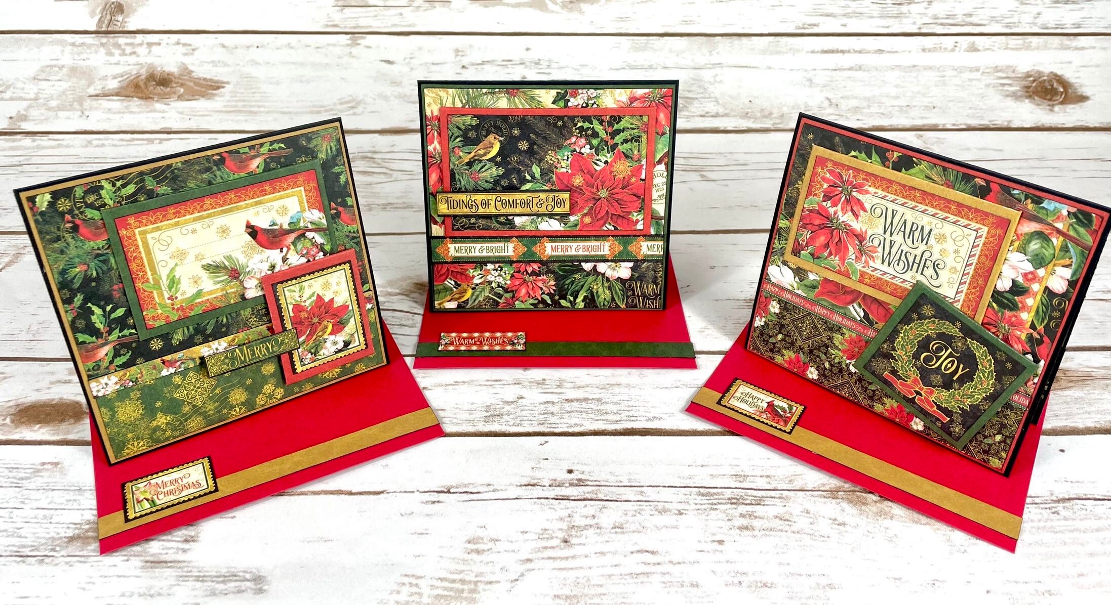 Warm Wishes - PRECUT Christmas Gift Card Holder Cards - 6-card or 3 ...