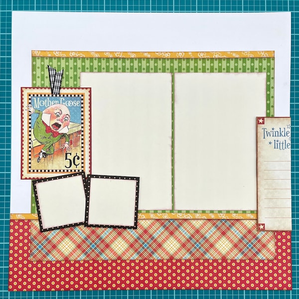 Scrapbook Layout Kits - Etsy