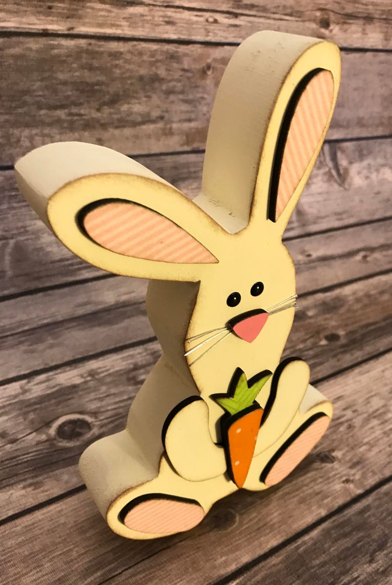 Easter Bunny DIY Home Wood Decor | Etsy
