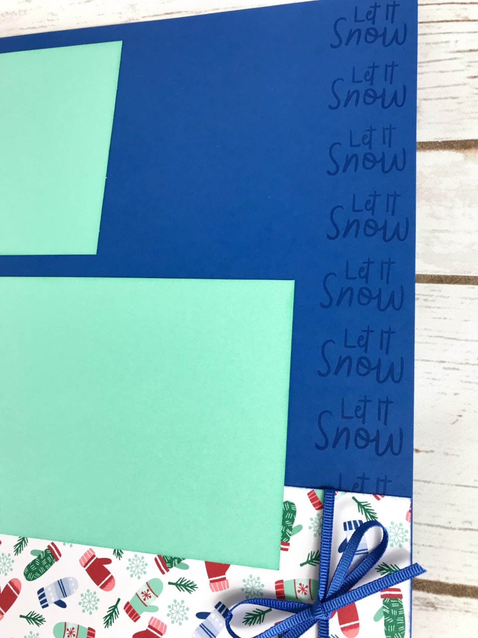 Let It Snow Snowman Layout DIY Kit - Etsy